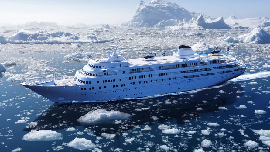 Project Y910 yacht (Stocznia Gdynia, 120m, 1990)